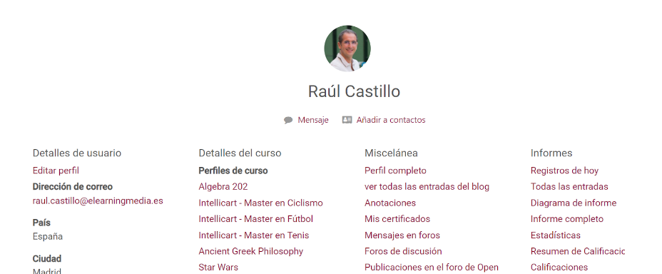 Open LMS | Getting Started: The User Profile – Support and ...